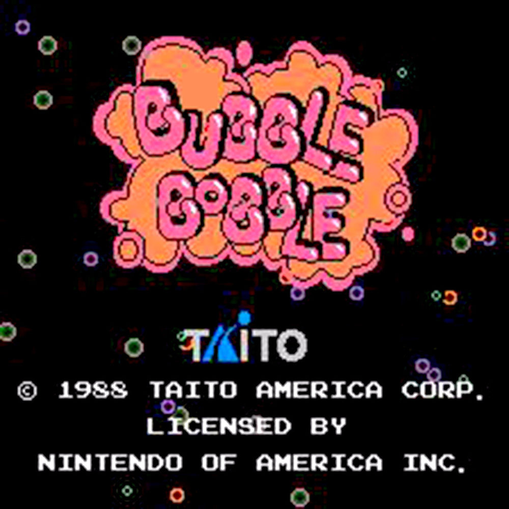 Bubble Bobble NES Nintendo Game