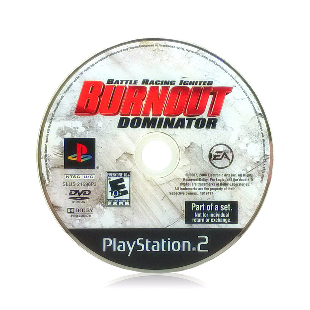 Burnout Dominator Sony PlayStation 2 Game