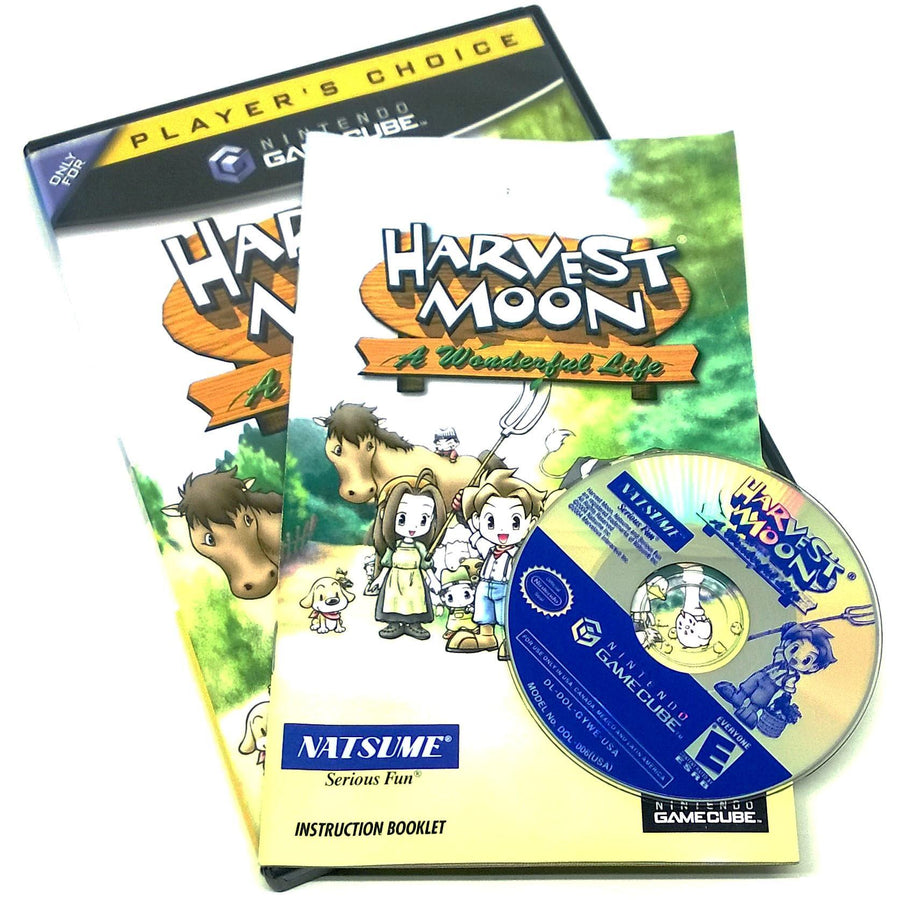 Harvest Moon: A Wonderful Life Nintendo Gamecube Game