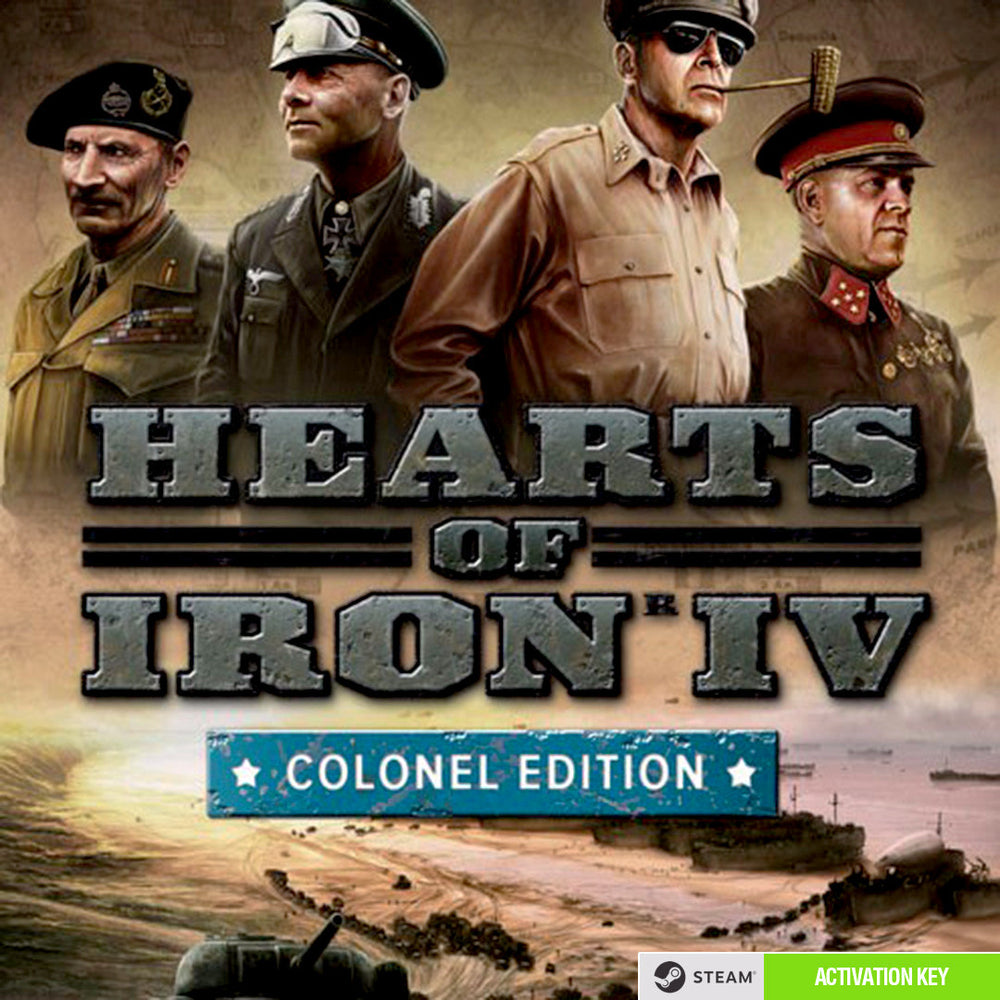 Hearts of Iron IV: Colonel Edition PC Game Steam CD Key