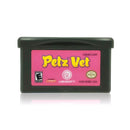Petz Vet Nintendo GBA Game Boy Advance Game