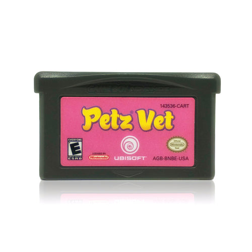 Petz Vet Nintendo GBA Game Boy Advance Game