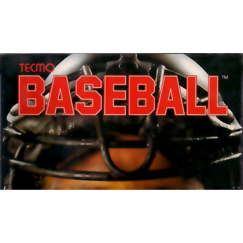 Tecmo Baseball NES Nintendo Game