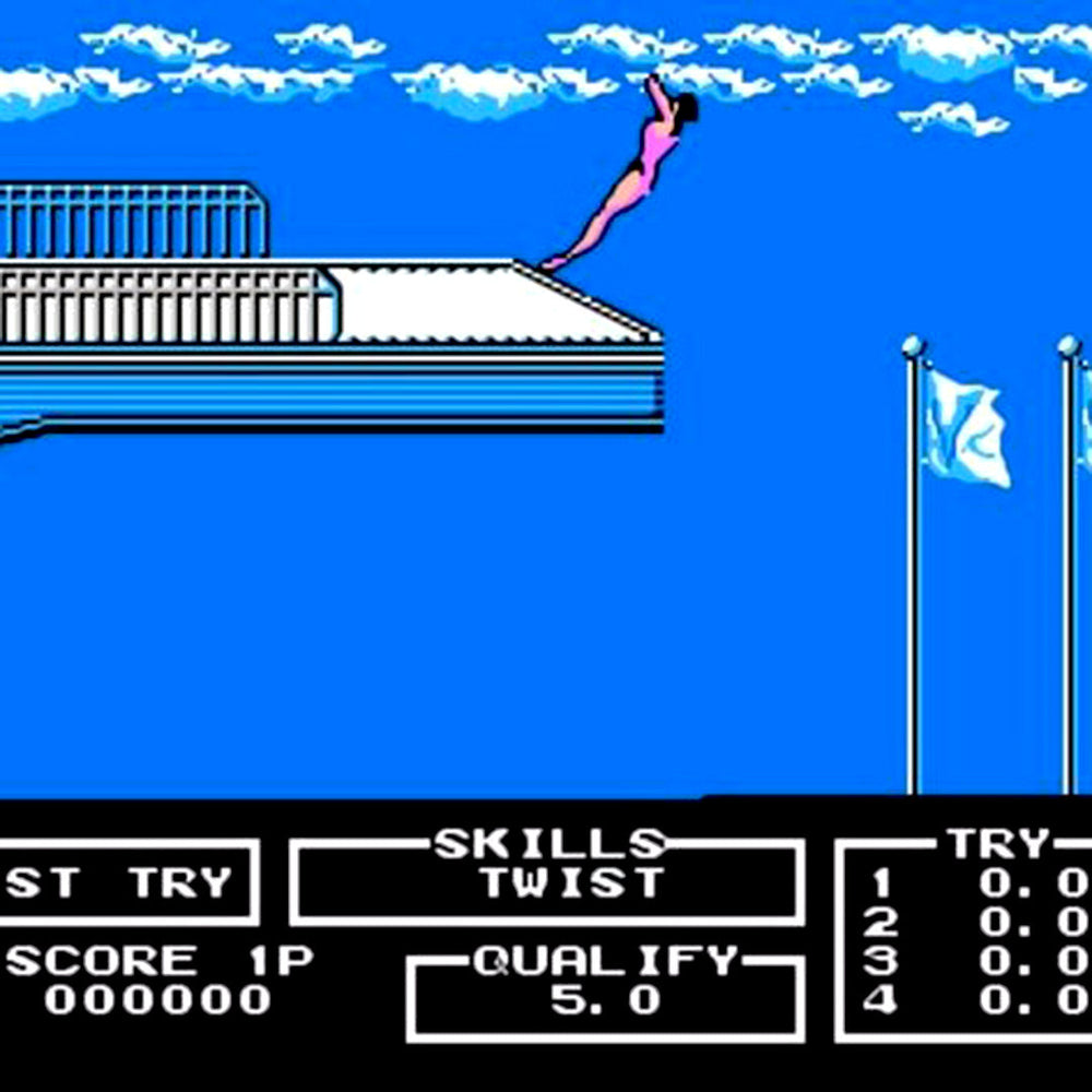 Track & Field II NES Nintendo Game