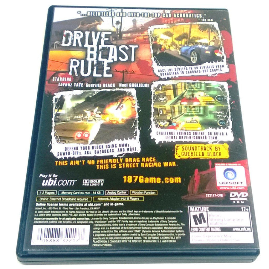 187 Ride or Die for PlayStation 2 (PS2)