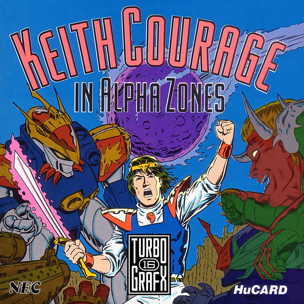 Keith Courage in Alpha Zones | TurboGrafx-16 | Complete in Case